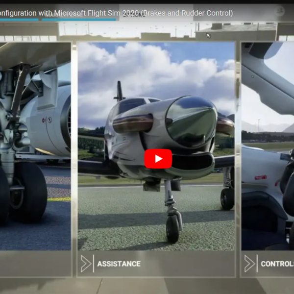 Redbird RD1 Rudder Pedals Configuration with Microsoft Flight Sim 2020 ...