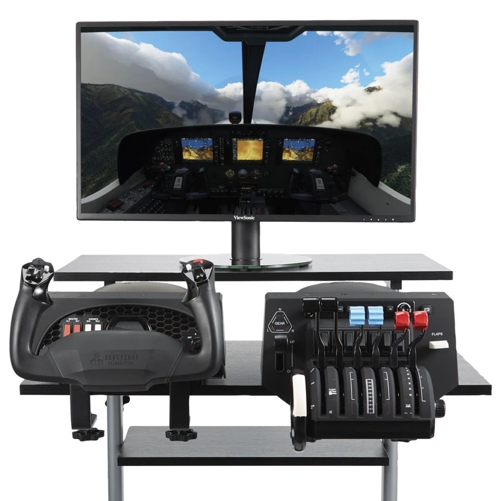 Honeycomb Alpha Flight Simulator Yoke and Bravo Throttle : Flight Sim ...