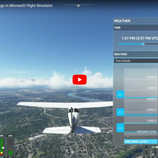 How to change weather settings in Microsoft Flight Simulator : Flight ...