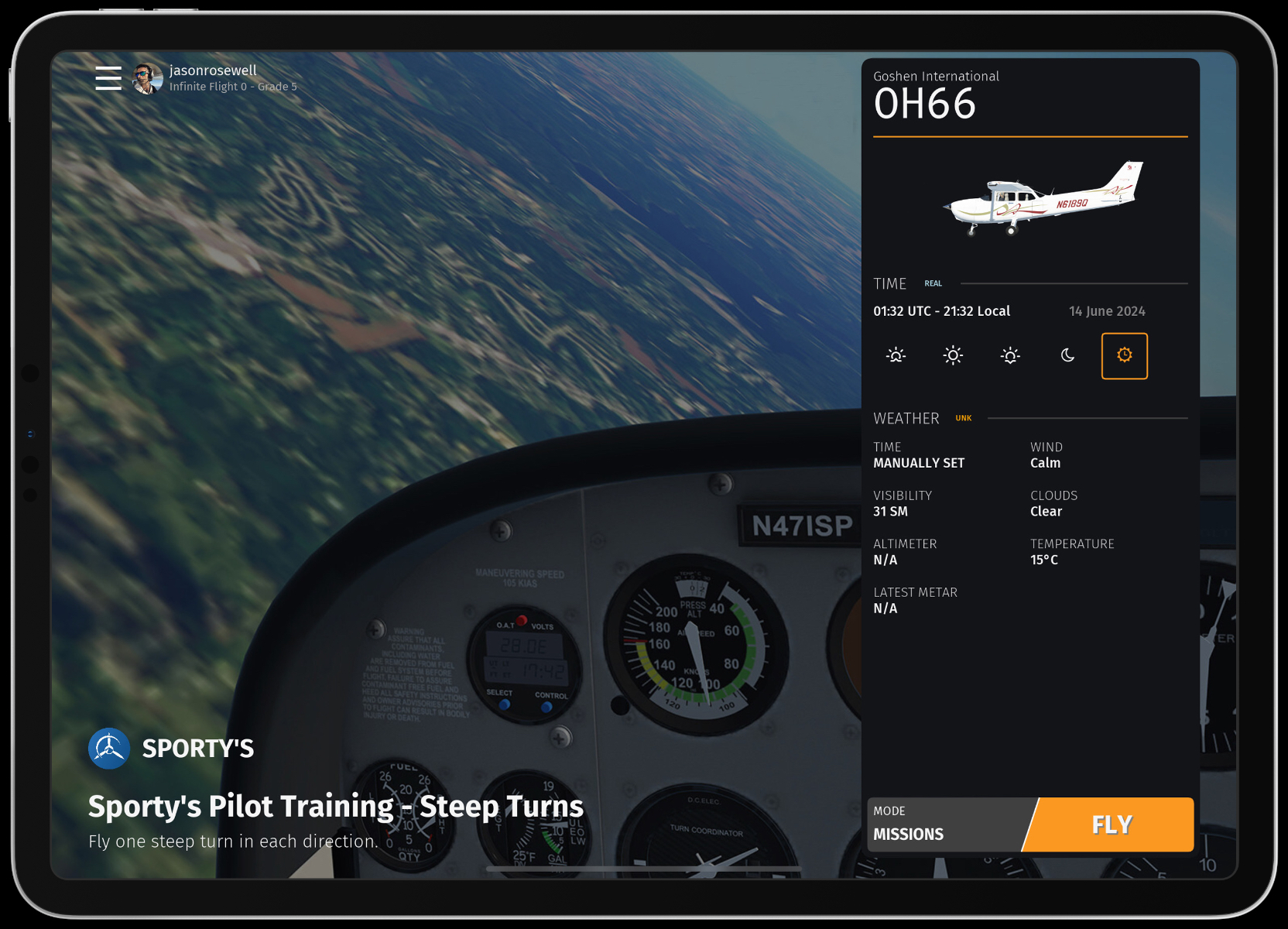 Infinite Flight Partners with Sporty’s Pilot Shop